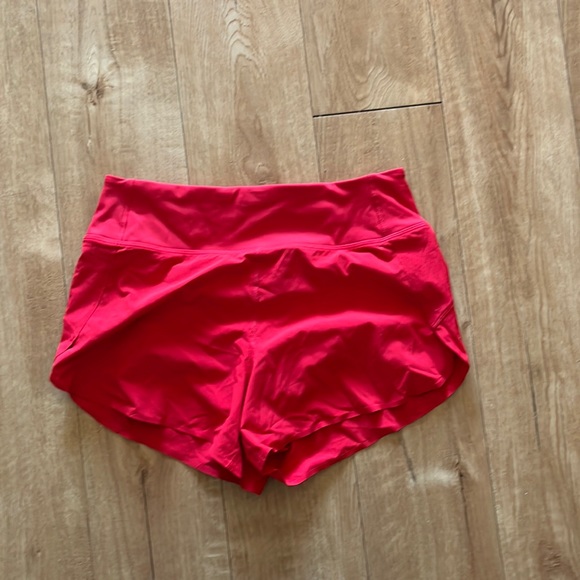 Athleta | Shorts | Athleta Red Running Shorts | Poshmark